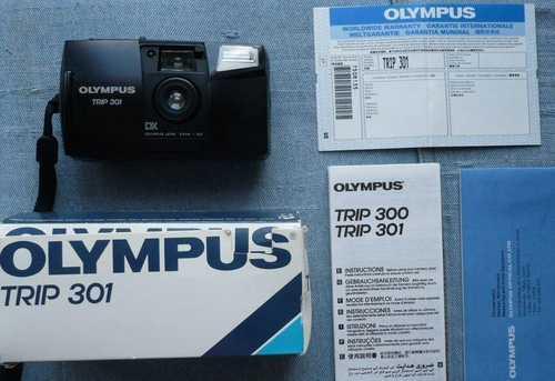 Пленочный фотоаппарат Olympus trip 301. Рабочий