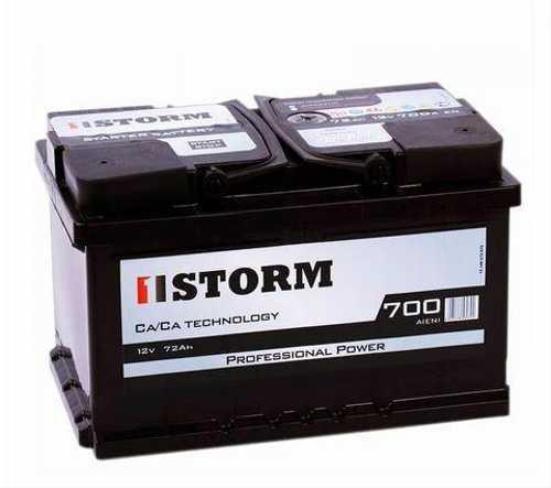 72Ah Аккумулятор 12V 6CT-72.0 LB Storm 700A