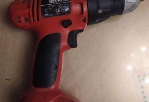 Шуруповерт black decker