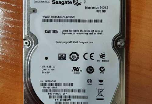 Жесткий диск 320 гб Seagate 5400