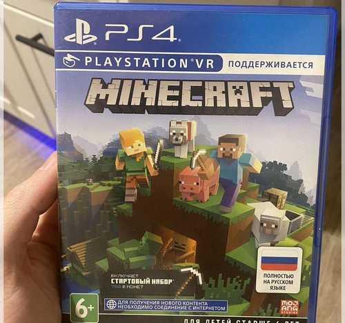 Minecraft ps4 диск