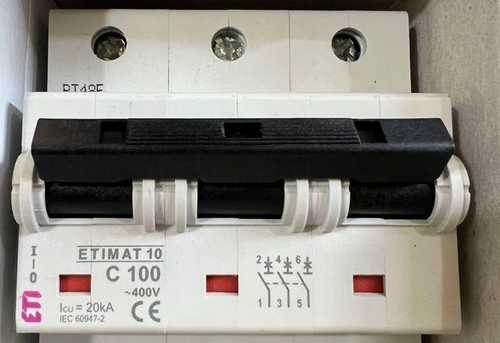 Автоматический выключатель Etimat c100