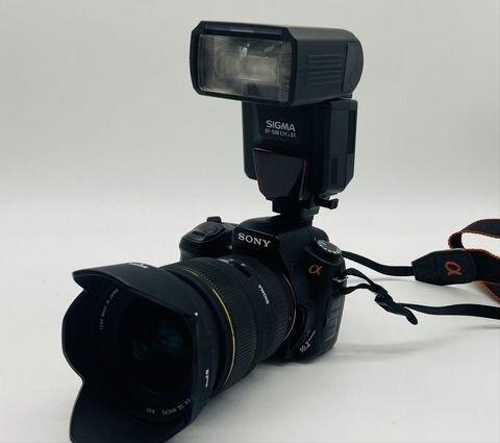 Фотоаппарат Sony Alpha dslr-A200 с объективом Sigm