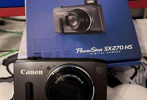 Компактный фотоаппарат Canon PowerShot SX270 hs