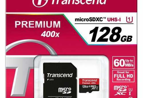 Карта памяти transcend Premium 128 гб