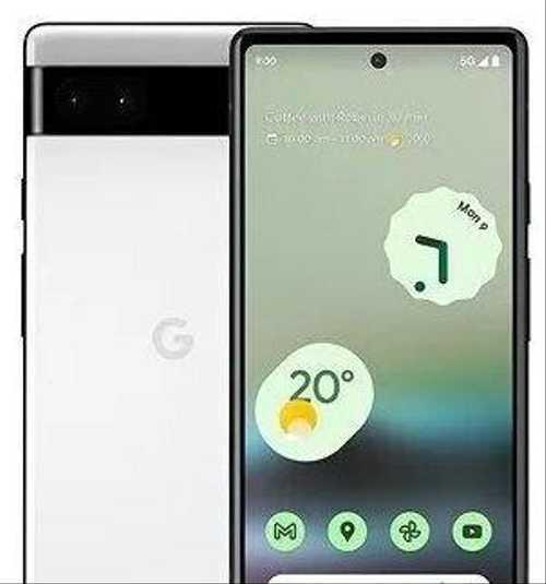 Google Pixel 6a 8/128 гб, chalk,ZakazTelefon