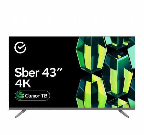 Смарт телевизор 43" Sber SDX-43U4014 Салют тв