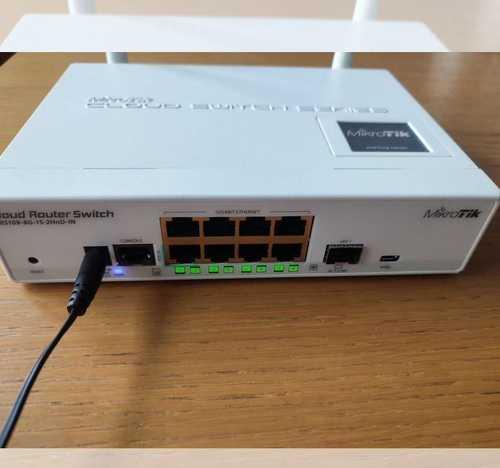 Mikrotik cloud router switch crs109-8g-1s-2hnd-in