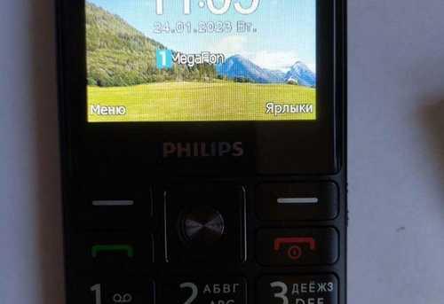 Новый Philips Е207 кнопочный телефон