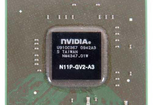 Видеочип nVidia GeForce G330M, с разбора N11P-GV2