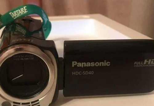 Видеокамера Panasonic HDS-sd40ee документами
