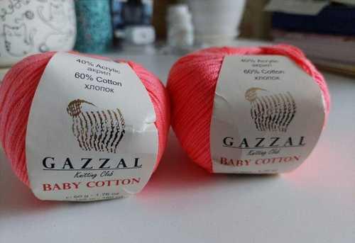 Пряжа gazzal baby cotton