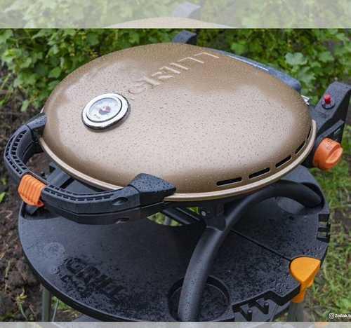 Газовый гриль O-grill 700T bicolor black-gold   ад