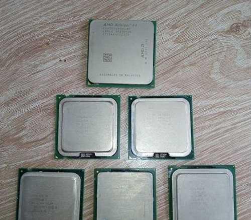Процессоры intel и AMD Athlon