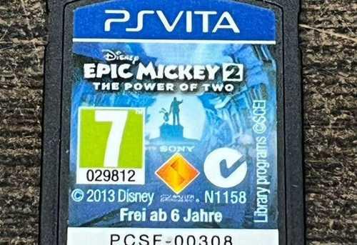 Epic Mickey 2. Лицензия Playstation Vita PSV PS