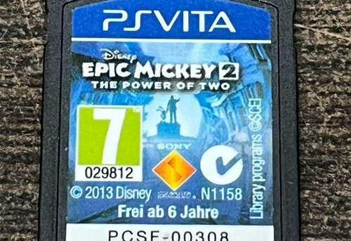 Epic Mickey 2. Лицензия Playstation Vita PSV PS