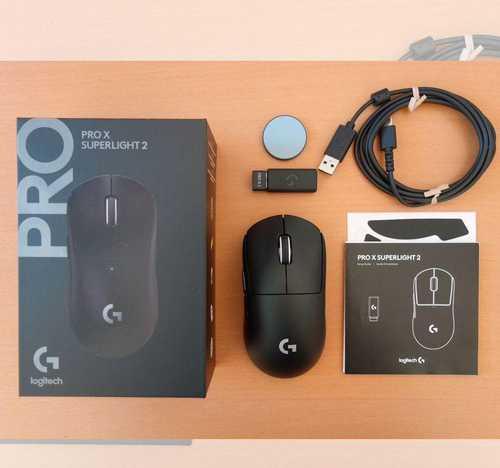 Logitech G Pro x superlight 2 black