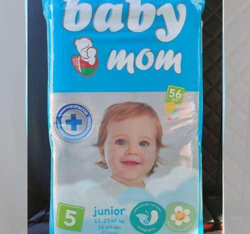 Подгузники baby mom 5 11-25 кг