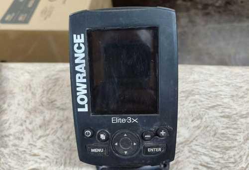 Эхолот lowrance elite 3х