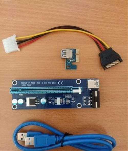 Райзер для видеокарты VER 006 molex PCI-E