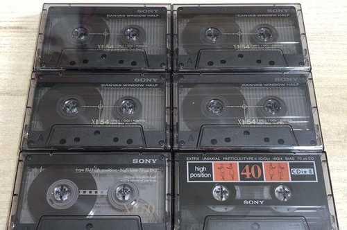 Аудиокассеты Sony Xll в состоянии новых 6 штук