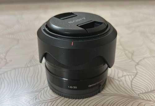 Продам объектив Sony 35mm f1.8 e