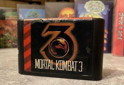 Mortal Kombat 3 Sega картридж стародел