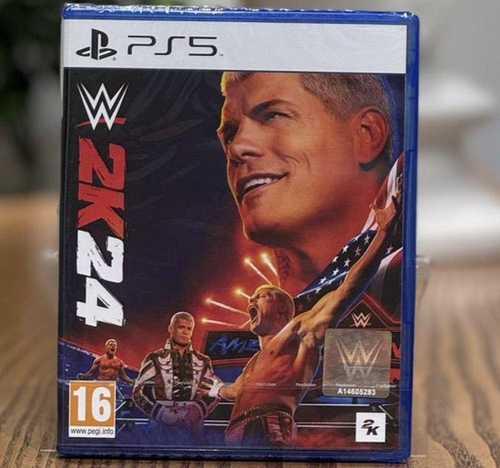 Wwe 2k24 ps5 диск