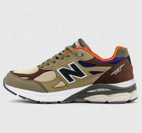 Кроссовки New Balance 990 v3 Brown Green