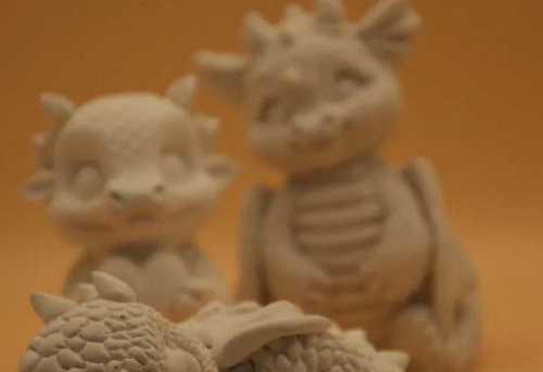 Фигурки игрушки для раскраски животные драконы опт