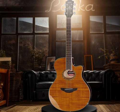 Электроакустическая гитара Yamaha APX 600 FM Amber