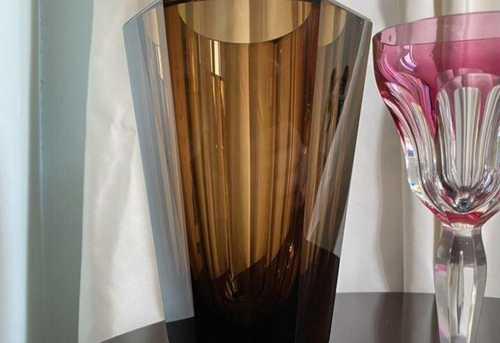 Мозер Moser ваза цветной хрусталь фужер бокал