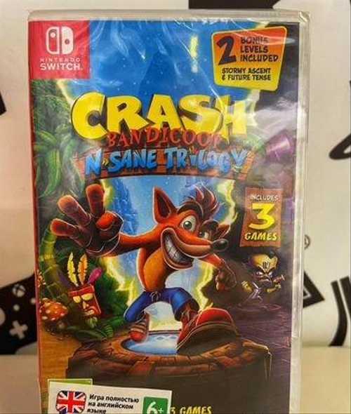 Crash Bandicoot N.Sane Trilogy Nintendo Switch New