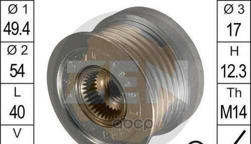 Шкив генератора ford focus II 2.0 ZN5464,бренд