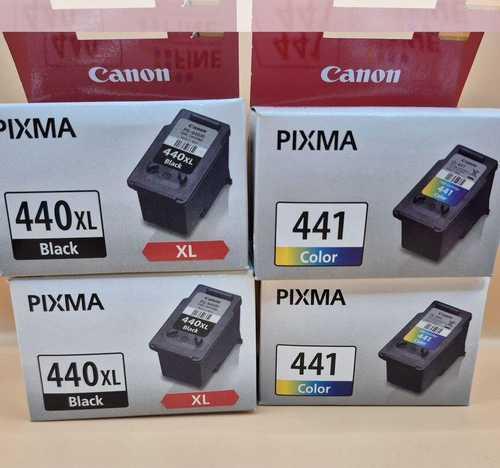 Картриджи canon pixma 440xl/441