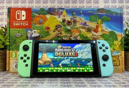 Прошитая Nintendo Switch Animal Crossing