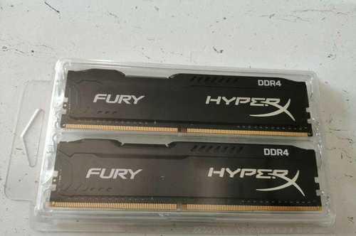 Оперативная память ddr4 hyperx fury 16gb