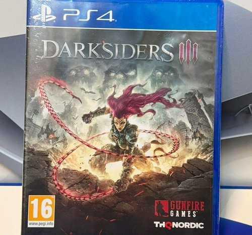 Darksiders 3 ps4/ps5 новые без отрывной пленки