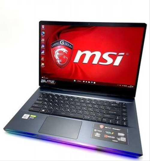 MSI GE66 15”240Hz i7/16Gb/RTX2070 8Gb/ssd512gb