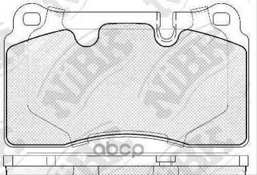 Колодки тормозные дисковые перед PN0486 NiBK