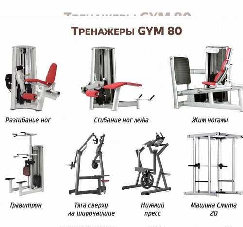 Тренажеры gym 80