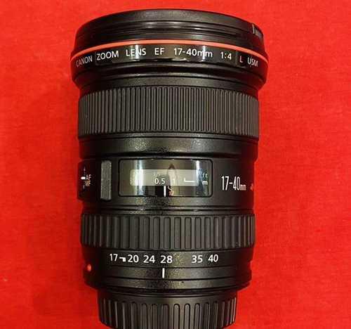 Canon 17-40mm f4l как новый