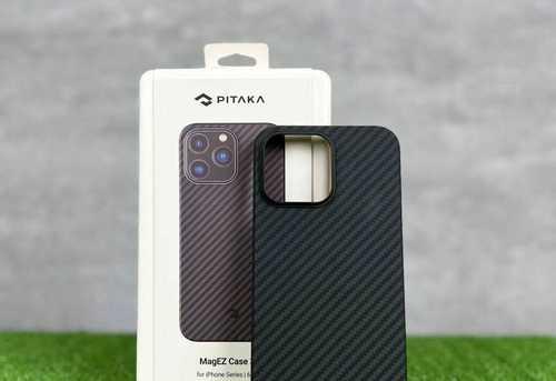 Чехол Pitaka для iPhone 14 Pro Черный - 1500D