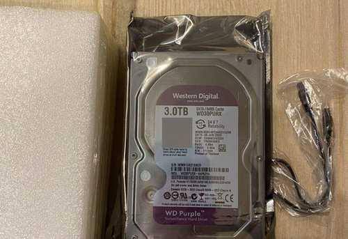 Жесткий диск 3 TB WD Purple новый