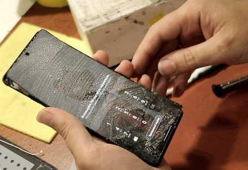 Стекло + Замена Samsung A715 Galaxy A71 (ремонт)