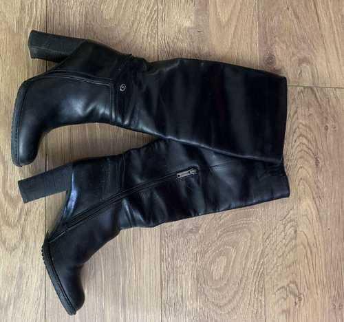 Сапоги нат кожа. 36