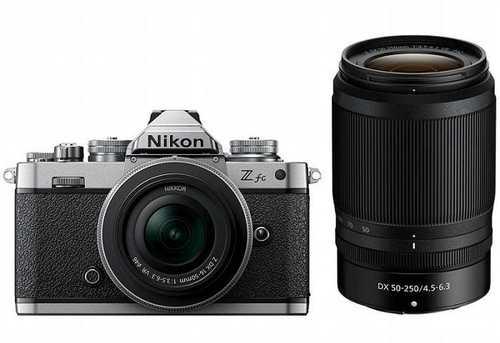 Фотоаппарат Nikon Z fc Kit серебристый Nikkor Z DX