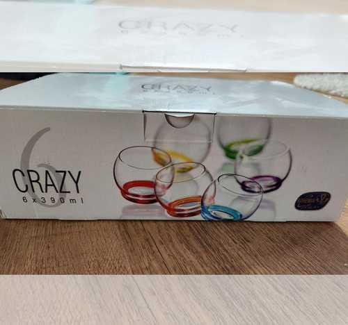 Стаканы неваляшки Crazy 6 шт. 390 ml