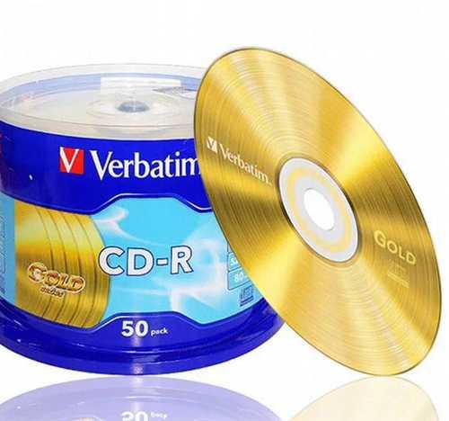 Записи музыки на диски CD-R verbatim