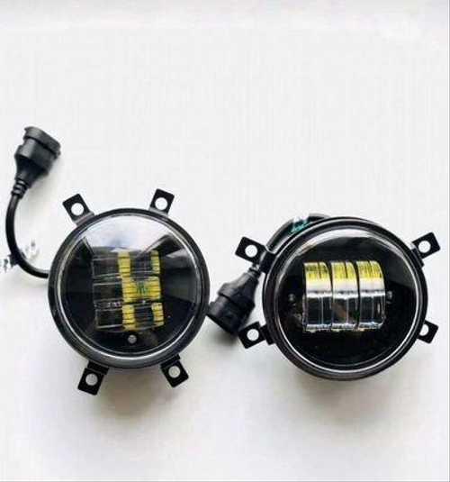 Фары LED птф 30W Белый/Желтый